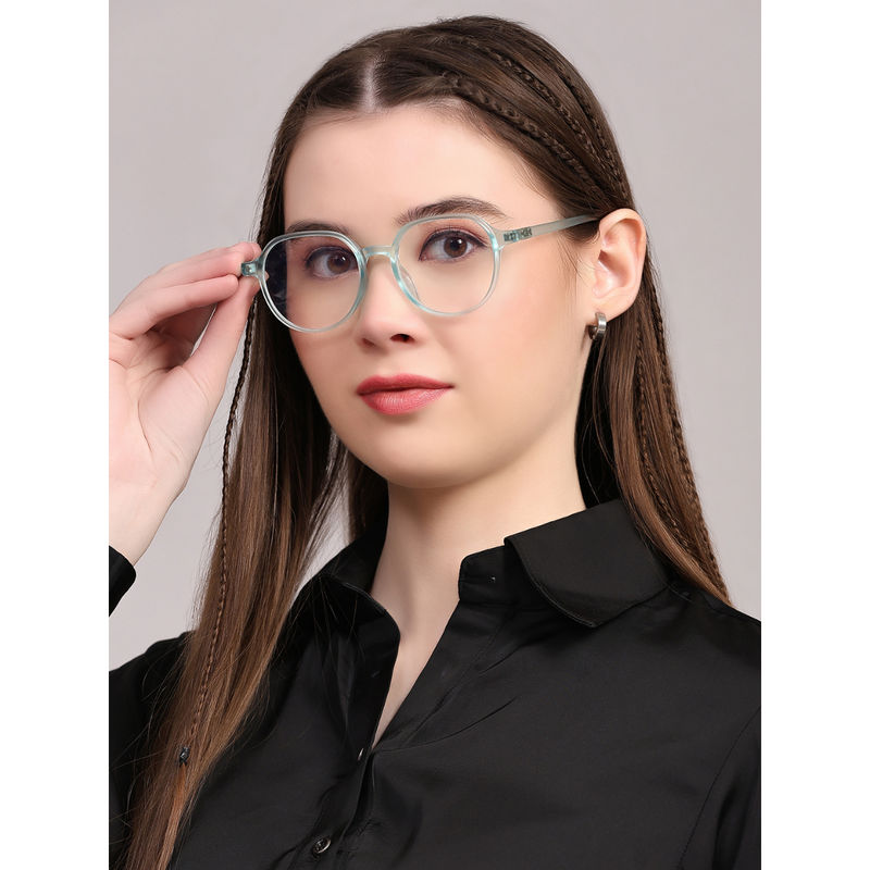 Buy ROYAL SON Full Rim Sky Blue Anti Glare Computer Glasses Spectacles ...