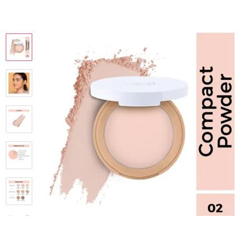 Buy Free Nykd by Nykaa Nykaa All Day Matte Compact - Vanilla 02 - Fg Online
