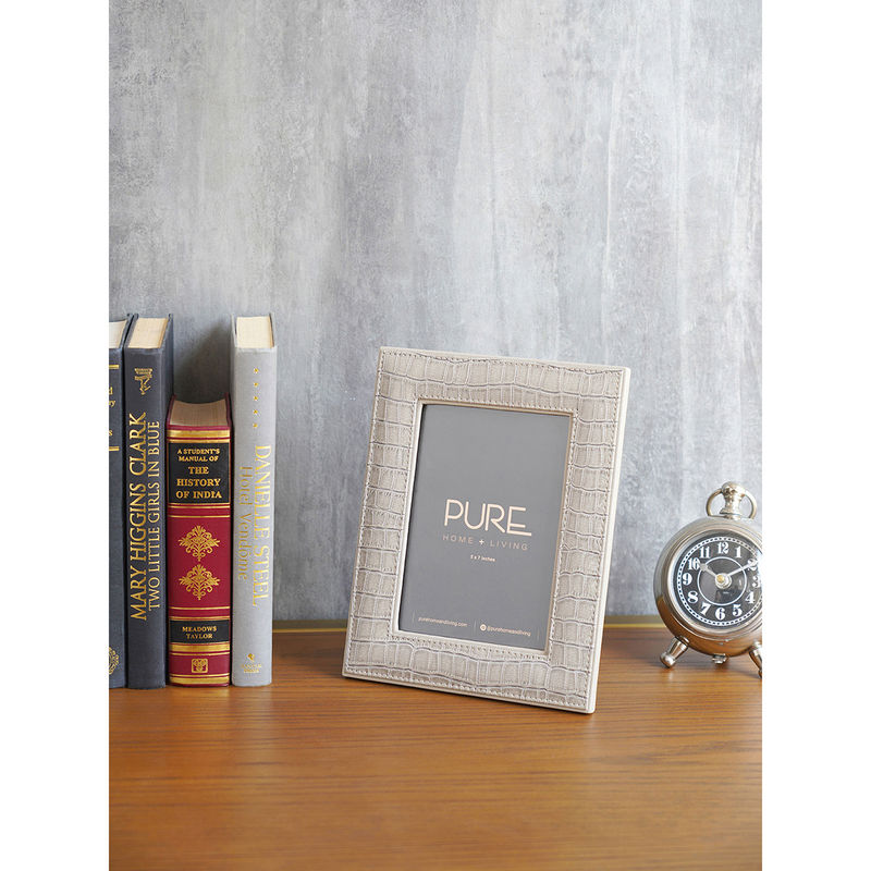 Buy Pure Home + Living Large Grey Boris Photo Frame Online
