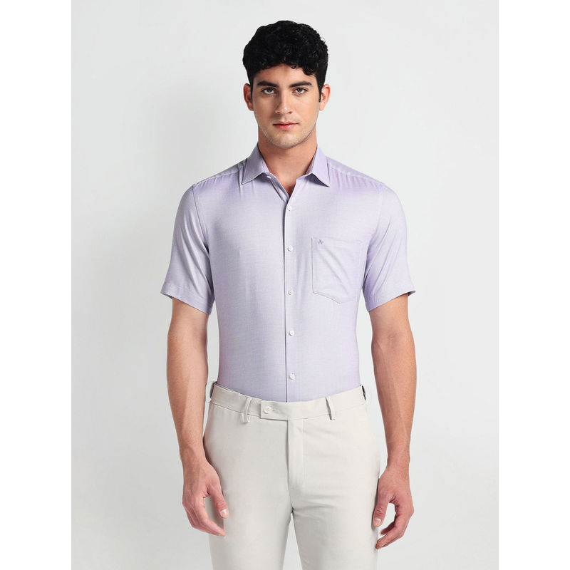 Buy Arrow Purple Liberty Classic Regular Fit Shirt Online