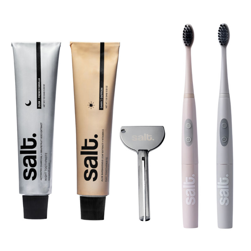 Buy Salt. Oral Care Day & Night Toothpaste Duo With Squeezer Key & 2 ...