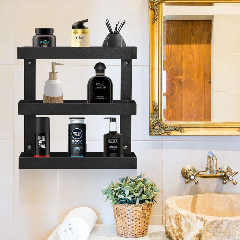 Buy Plantex Gi Metal 3 Tier Multipurpose Bathroom Shelf For Wall Online