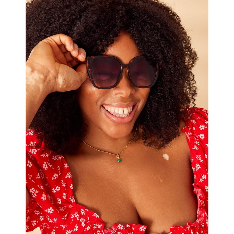 Buy Accessorize London Womens Statement Metal Corner Sunglasses Online