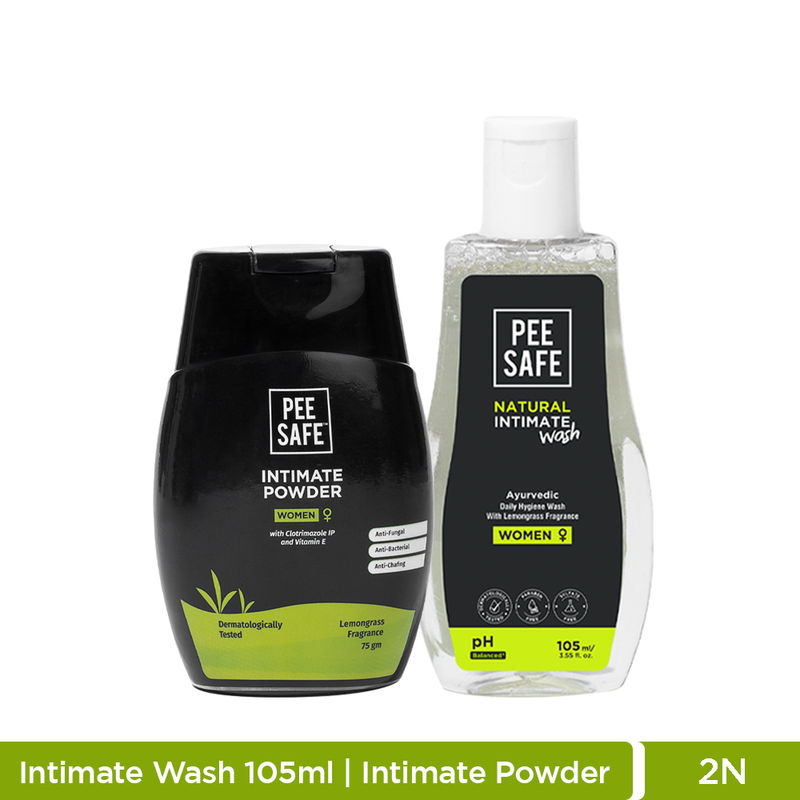 Buy Pee Safe Intimate Care Combo (Intimate Wash & Powder For Women) Online