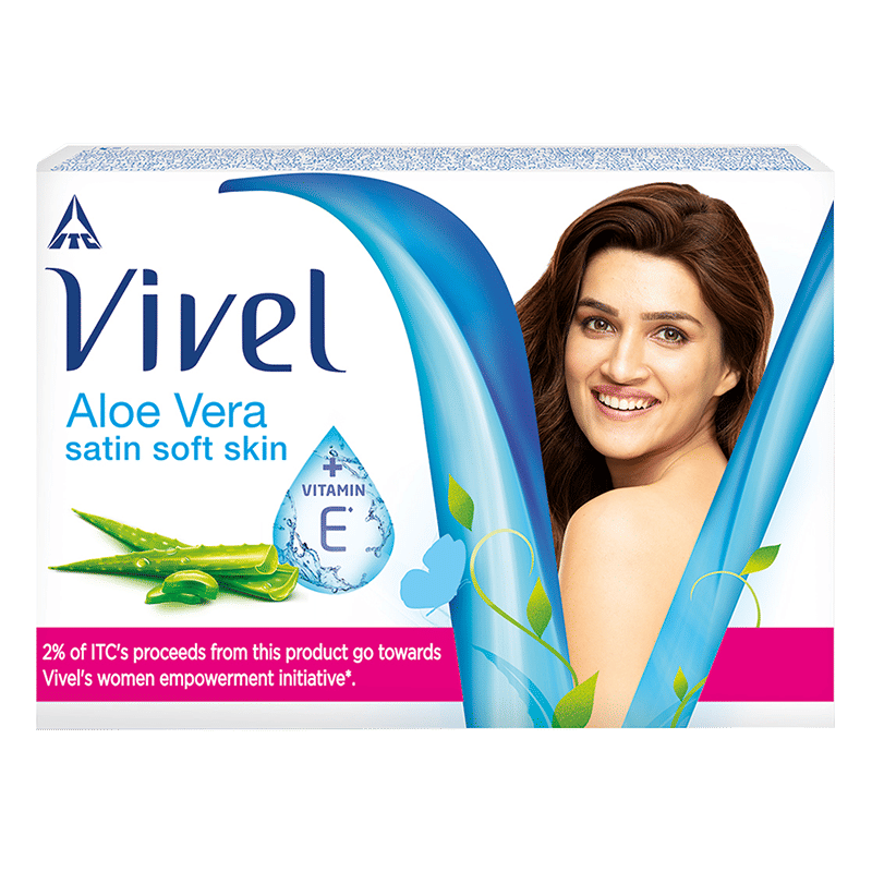 Vivel Aloe Vera Bathing Bar (Pack of 4): Buy Vivel Aloe Vera Bathing ...