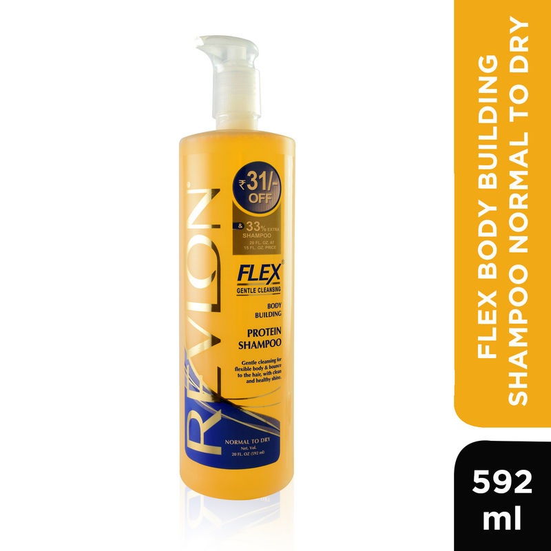 Revlon Flex Body Building Protein Shampoo - Normal To Dry(Rs.31 Off ...