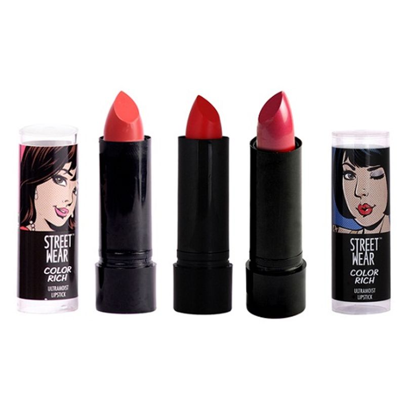 Buy Street Wear Color Rich Perfect Lip Color Collection - Set Of 3 Online