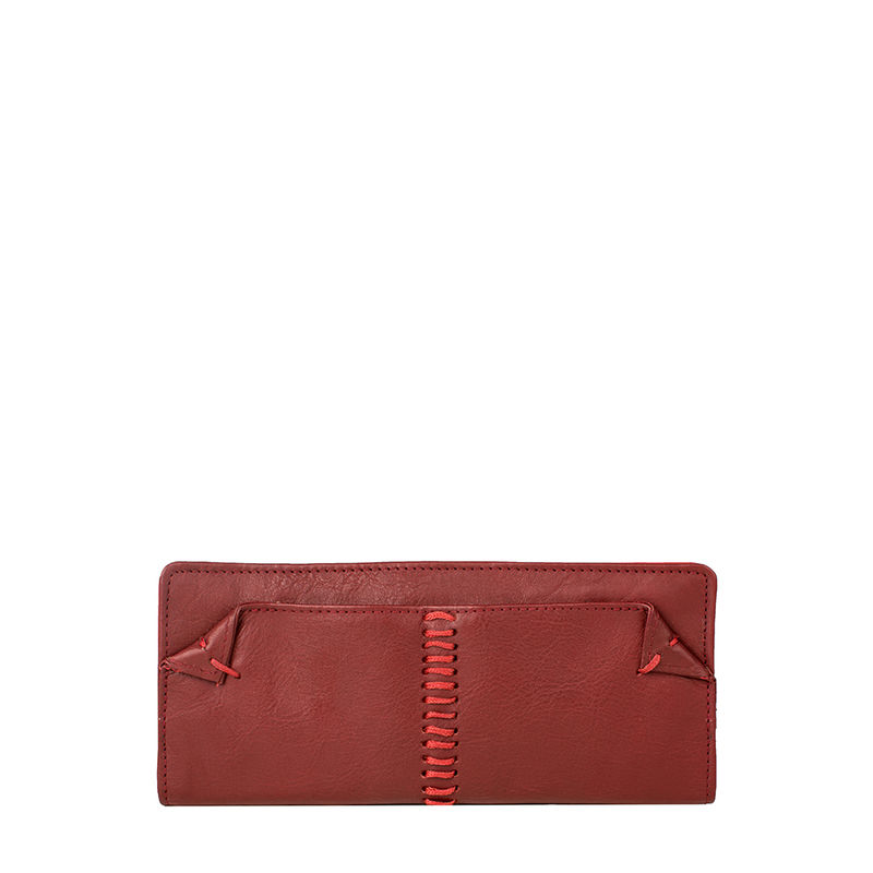 Buy Hidesign Stitch W1 (Rf) Red Wallet Online