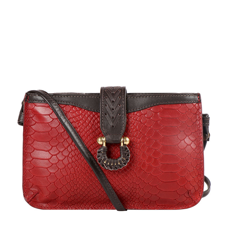 Buy Hidesign Ee Frieda W4 Red Sling Bag Online