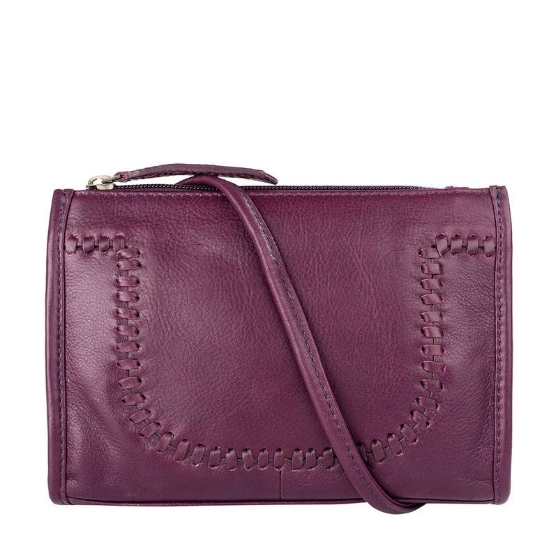 Buy Hidesign Mina 01 Purple Crossbody Bag Online