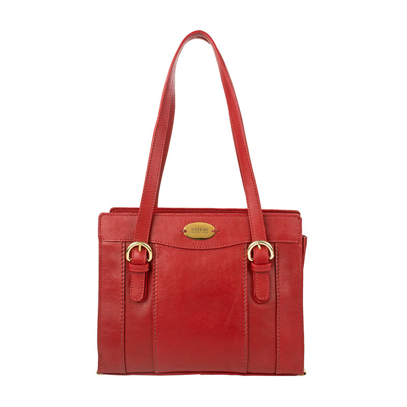 Buy Hidesign Ersa 03 Red Hand Bag Online