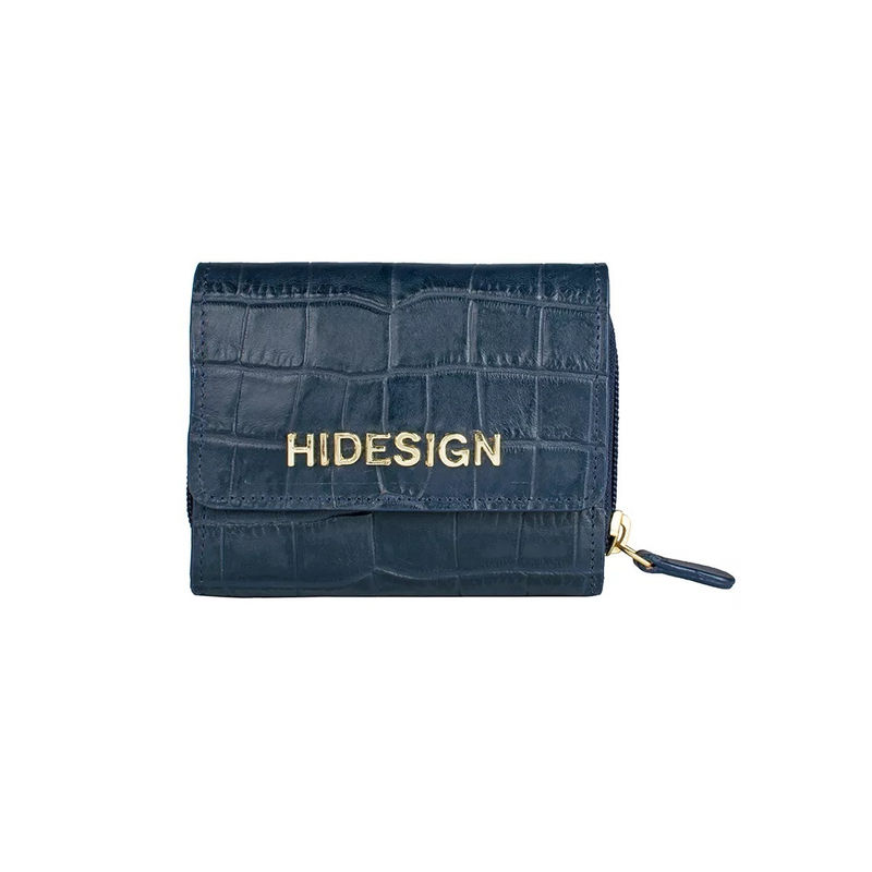 Buy Hidesign Carly W4(Rf) Blue Wallet Online