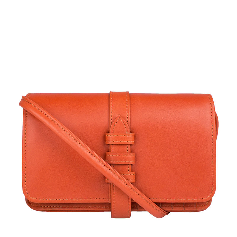 Buy Hidesign Heather W3 (Rf) Orange Wallet Online