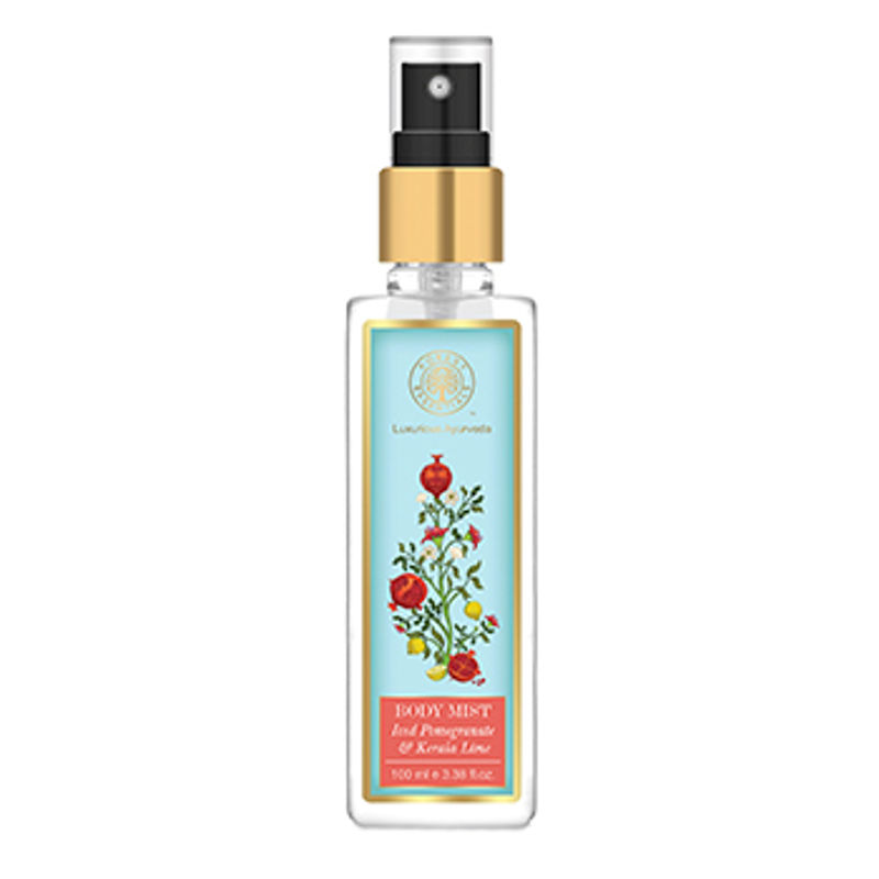 Forest Essentials Body Mist Iced Pomegranate & Kerala Lime (Body Spray ...