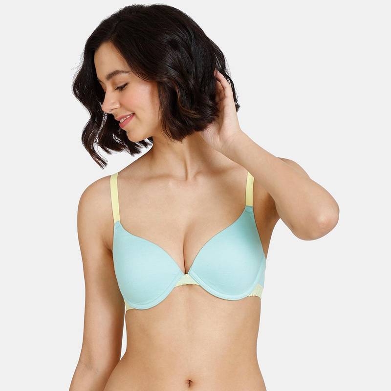 Buy Zivame Happy Basics Push Up Wired Medium Coverage T Shirt Bra