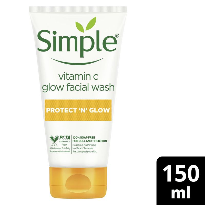 Buy Simple Protect N Glow Vitamin C Facial Wash Online