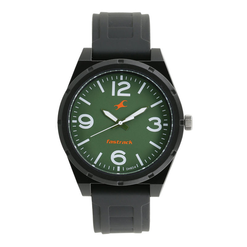 Buy Fastrack NL38040PP03 Green Dial Analog Watch For Men Online
