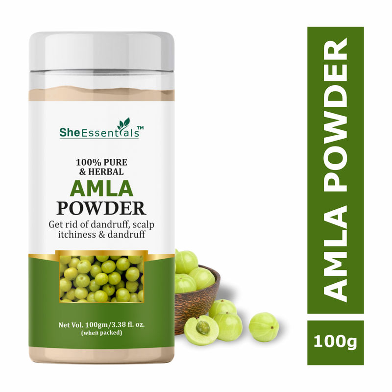 Buy She Essentials Amla Fruit Organic Powder Strengthens Hair Roots ...