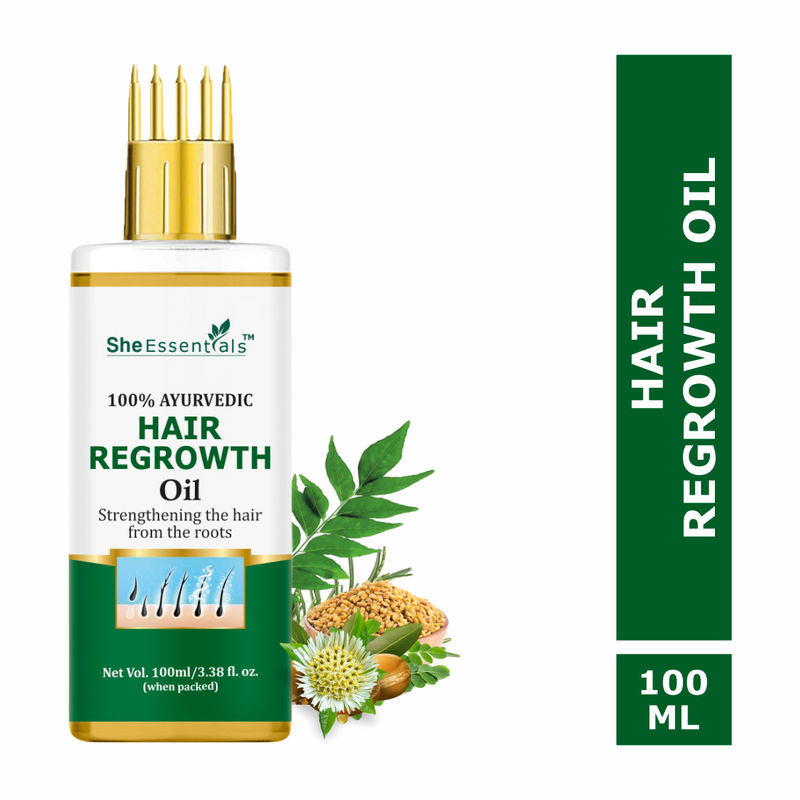 Buy She Essentials Hair Regrowth Oil Infused With Rosemary For Anti ...