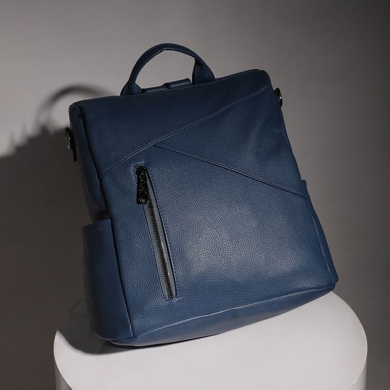 Buy Haute Sauce Asymmetrical Broad Backpack - Blue Online