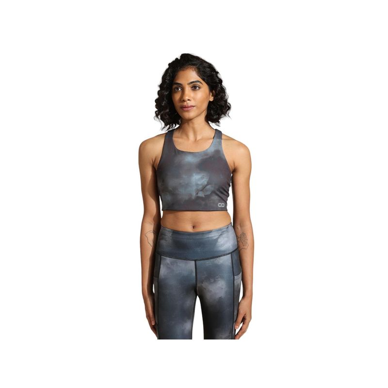 Buy Silvertraq High Impact Sports Bra Acid Wash Multi-Color Online
