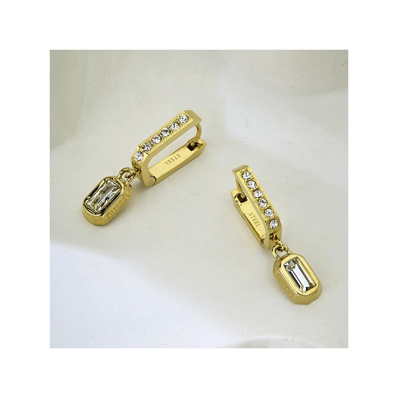 Buy Guess Hashtag Drop Earrings For Women, Stainless Steel, Anti ...