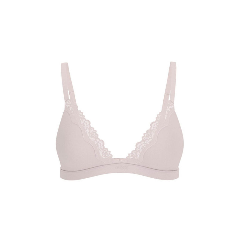 Buy Guess Polyamide Solid Beige Push Up Bra Online