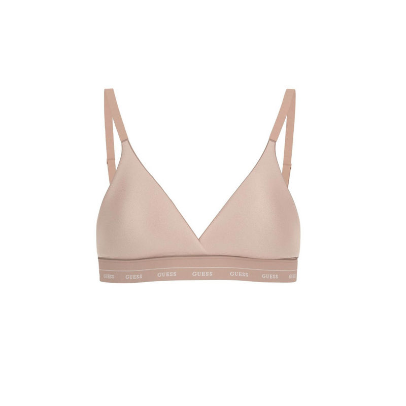 Buy Guess Polyamide Solid Pink Soft Bra Online