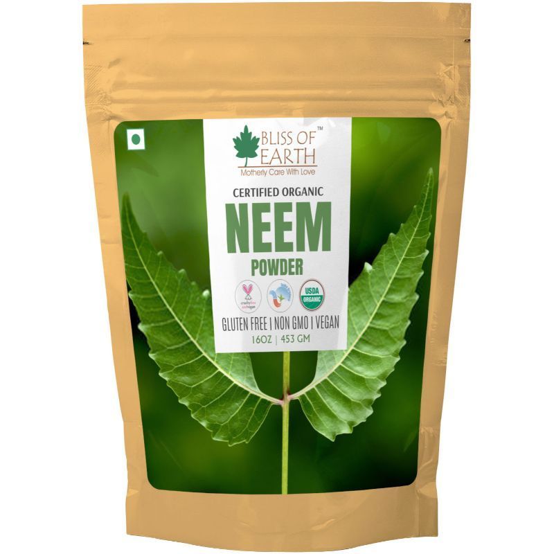 Buy Bliss Of Earth Certified Organic Neem Leaf Powder Online