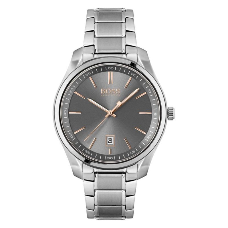 Buy Boss CIRCUIT Analog Grey Round Men Watch - 1513849 (M)(M) Online
