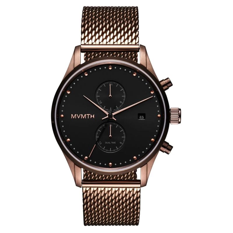 Buy MVMT VOYAGER Swiss Analog Multifunction Black Round Men Watch ...
