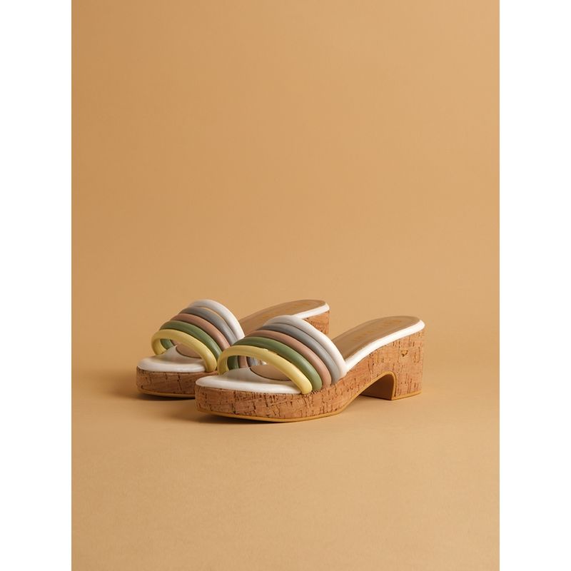 Buy Eridani Solid Zeta White Heels Online