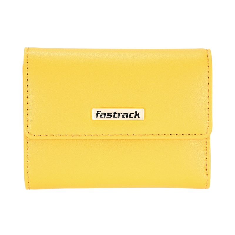 Buy Fastrack Yellow 3 Fold Wallet Online