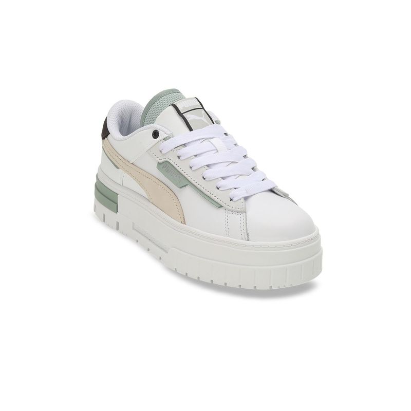 Buy Puma Mayze Crashed Prm Women Off White Sneakers Online