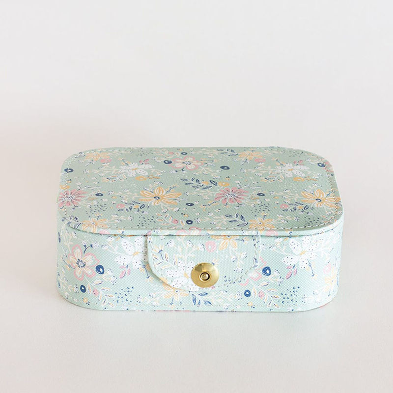 Buy The Wishing Chair Pearlised Paper Leather Jewellery Box Large Mint ...