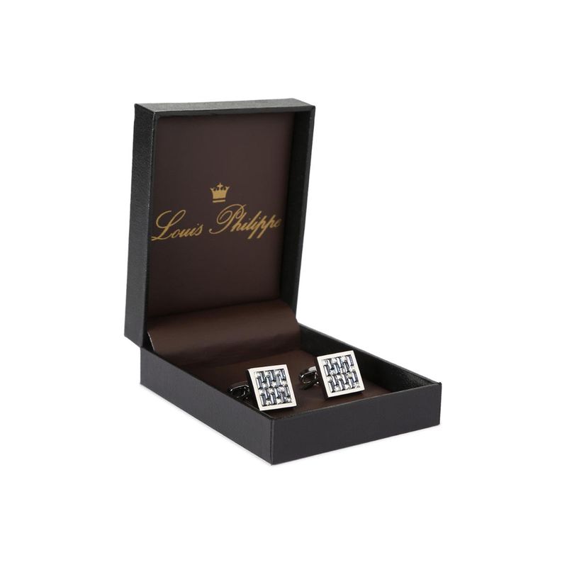 Buy Louis Philippe Mens Navy Cufflinks Online