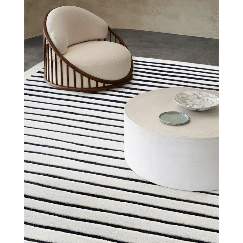 Buy Rugberry Oblique Wool Rug Multi-Color Online