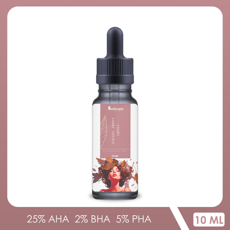Buy BODYOPS 25% AHA, 2% BHA and 5% PHA Peeling Solution Face Serum Online