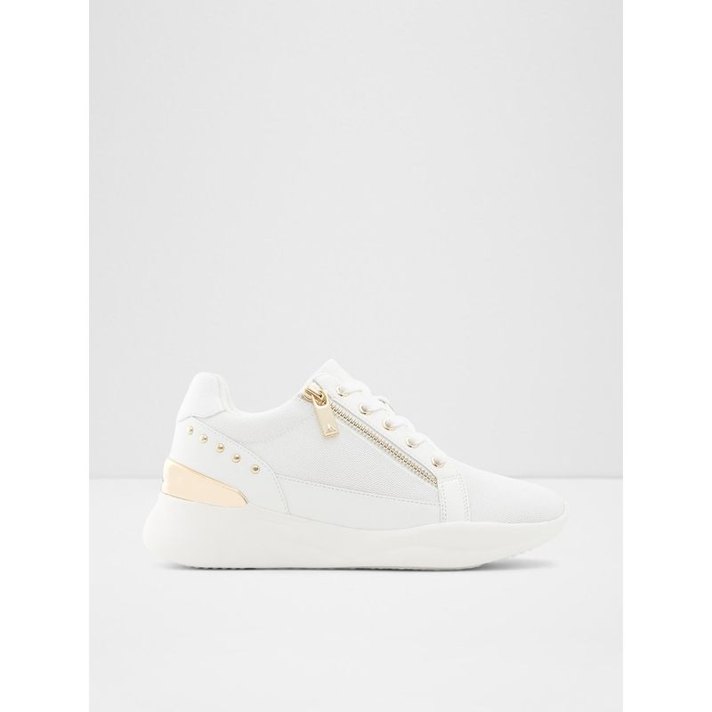 Aldo Solid White Sneakers: Buy Aldo Solid White Sneakers Online at Best ...