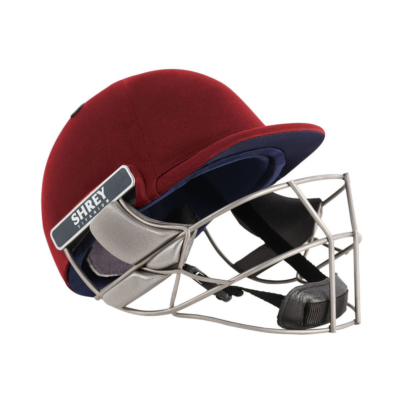 Buy Shrey Pro Guard Air Titanium-Maroon Cricket Helmet Online