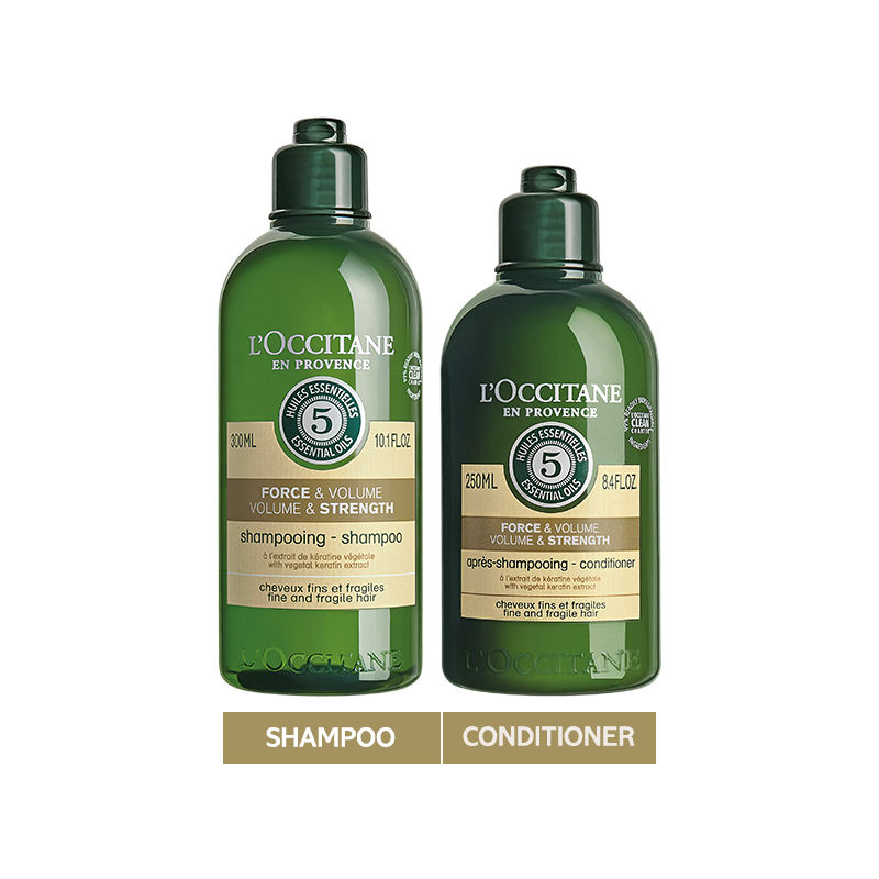 Buy L'Occitane Volumising Hair Combo With Shampoo & Conditioner ...