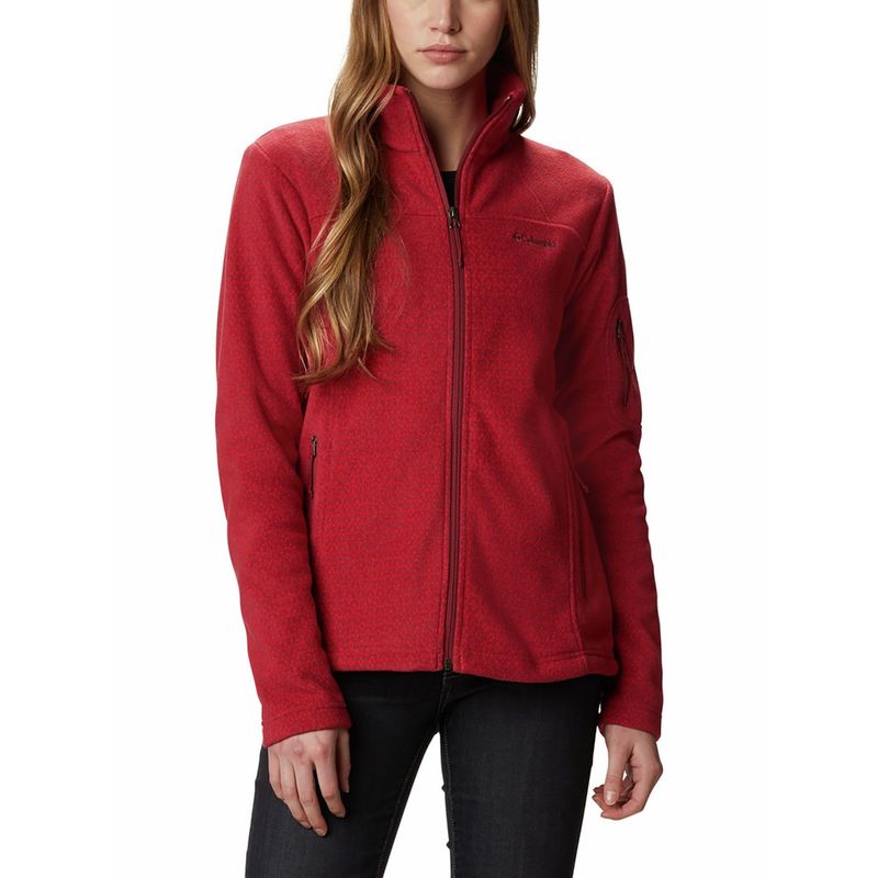 Columbia Women Red Fast Trek Printed Jackets: Buy Columbia Women Red ...