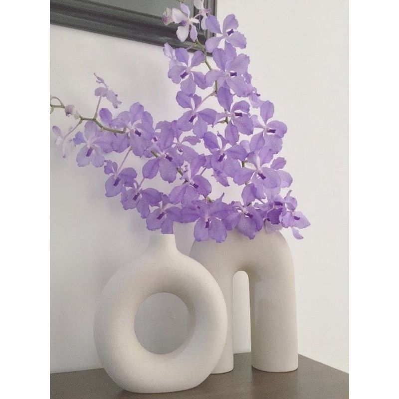 Buy PUREZENTO Oslo Ring In Color White (Set of 2) Online