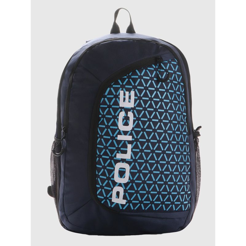 Buy Police Navy Sky Blue Nylon James Backpack for Men Online