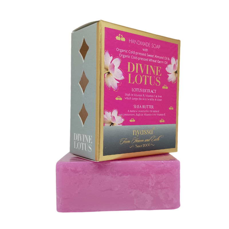 Buy Nyassa Luxurious Divine Lotus Handmade Natural Bathing Soap Online