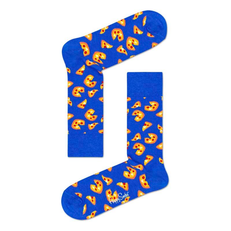 Buy Happy Socks Pizza Sock - Blue Online