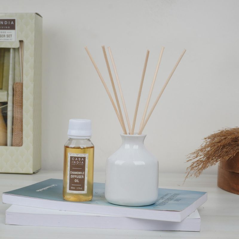 Buy The Decor Mart Chamomile Reed Diffuser with 100ml Oil and 6N Reed ...