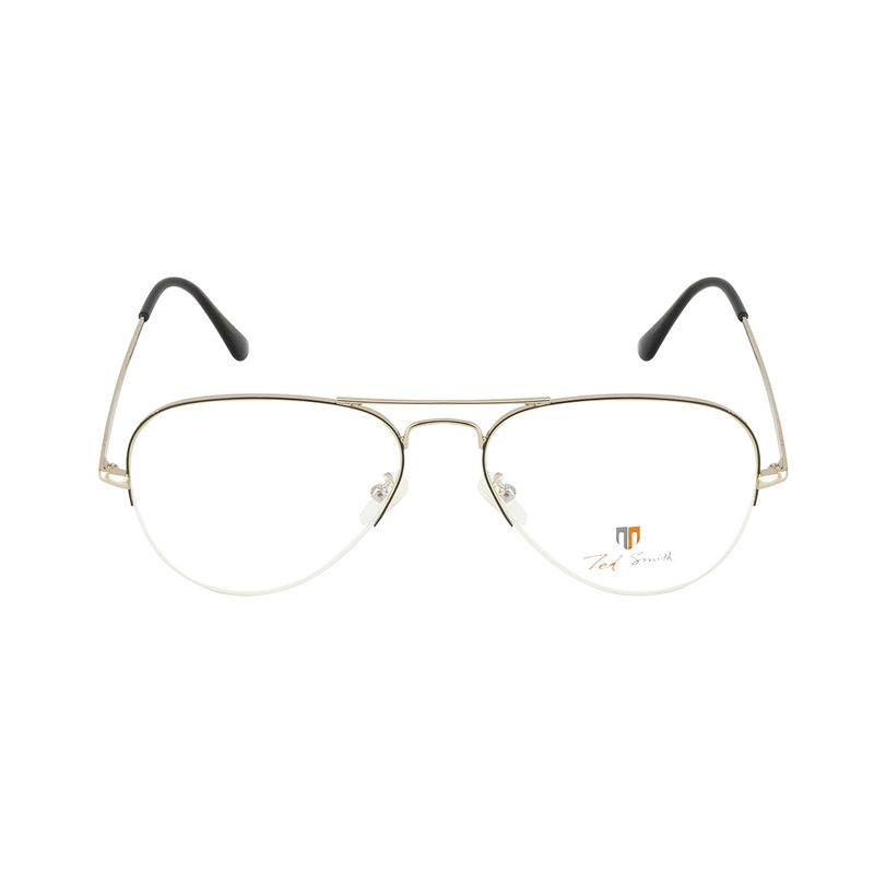 TED SMITH Half Rim Aviator Spectacles Frame For Men WomenTS-9083_C5|55 ...