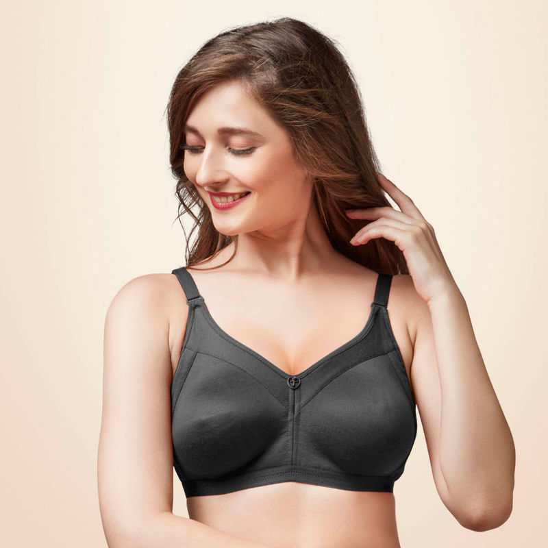 Trylo Rozi Stp Women Detachable Strap Non Wired Padded Bra - Black: Buy Trylo Rozi Stp Women ...