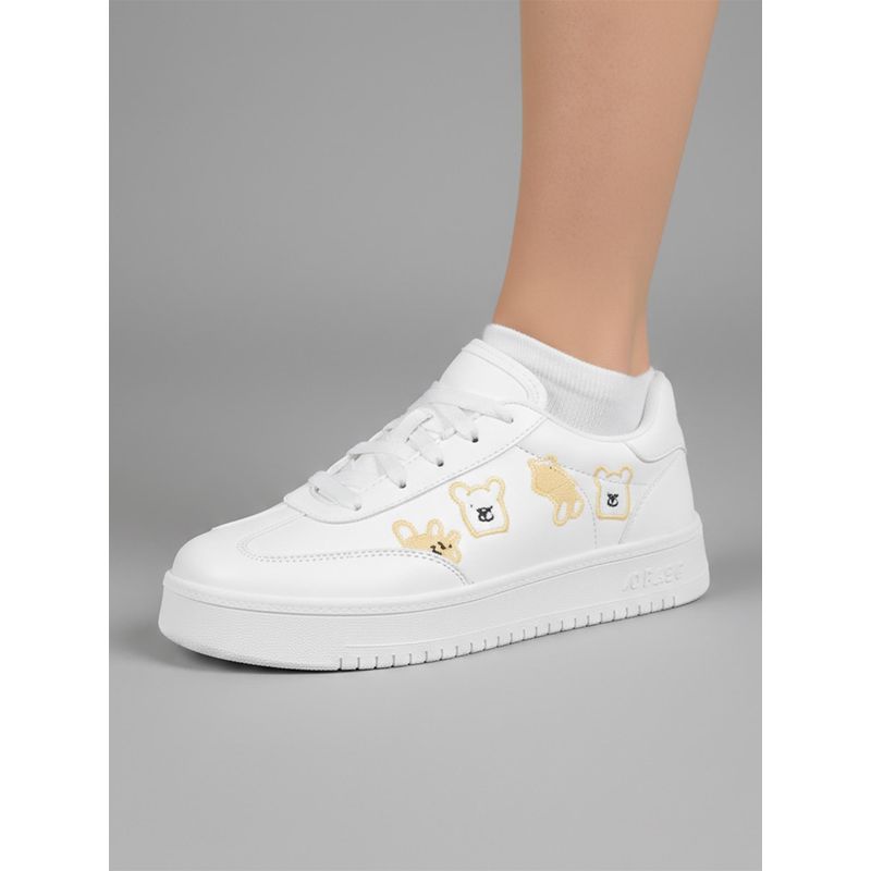Buy Shoetopia Women White Sneakers Online
